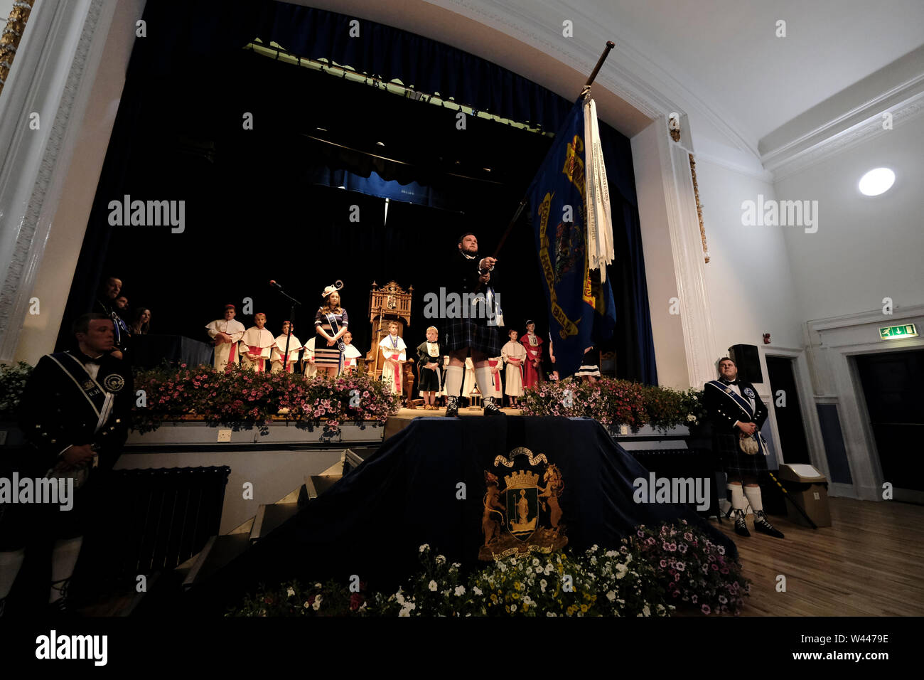 Innerleithen, UK. 19th July, 2019. St Ronans Cleikum Innerleithen ...