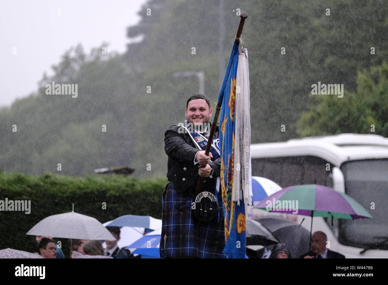 Innerleithen, UK. 19th July, 2019. St Ronans Cleikum Innerleithen ...