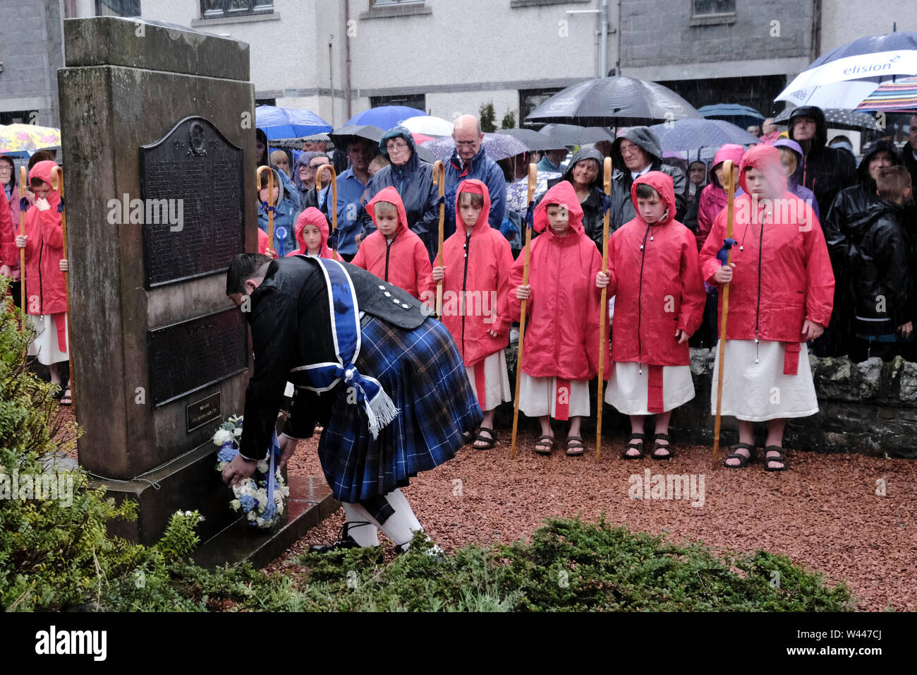 Innerleithen, UK. 19th July, 2019. St Ronans Cleikum Innerleithen ...