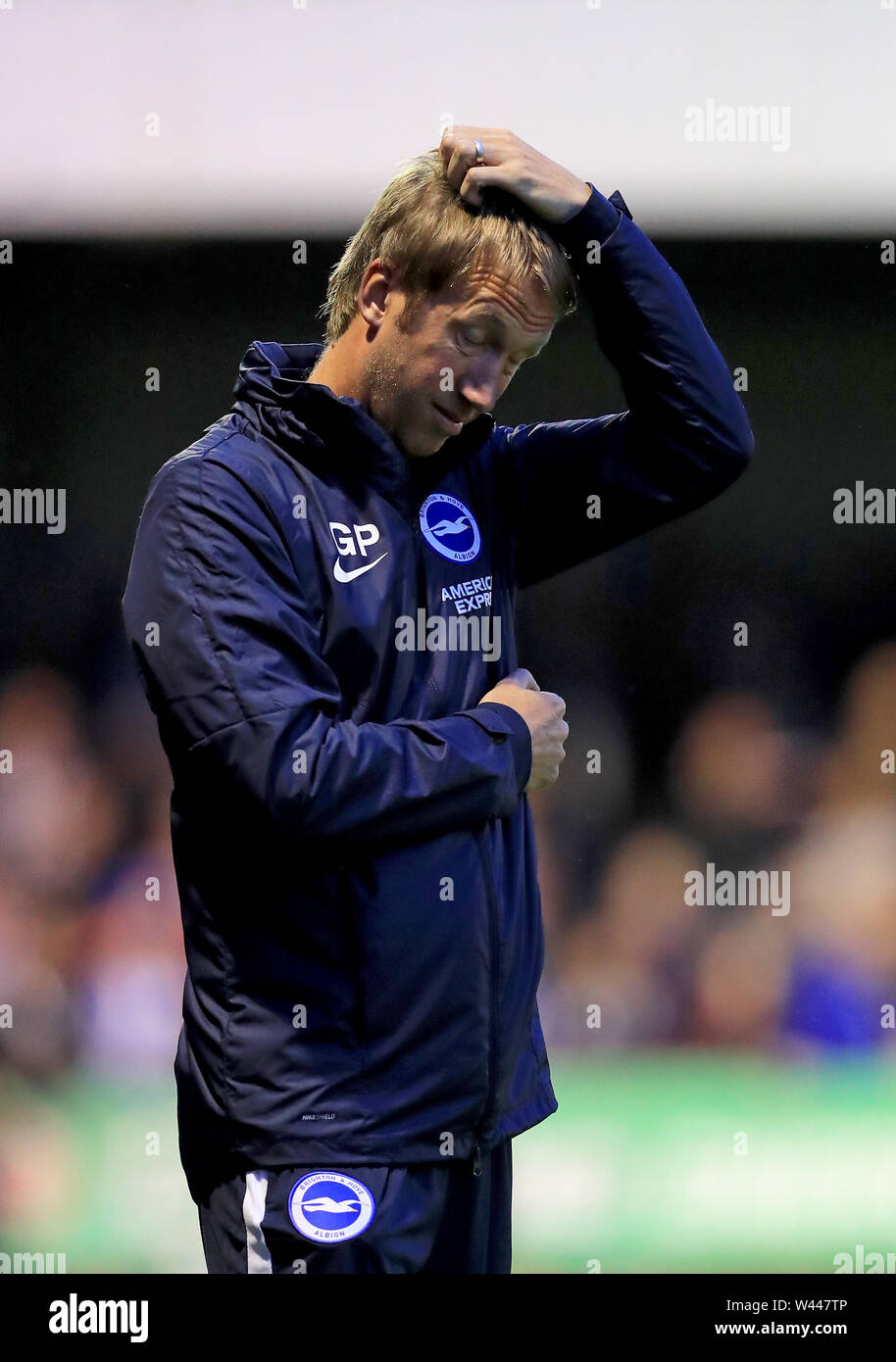 Brighton Manager Graham Potter during the pre season friendly at the ...