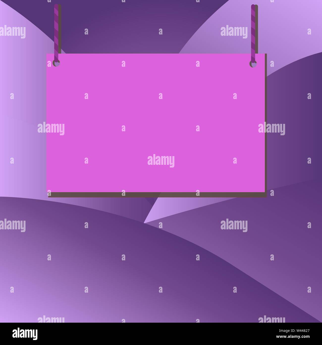 Wooden board wood rectangle shape empty frame fixed colorful striped ...