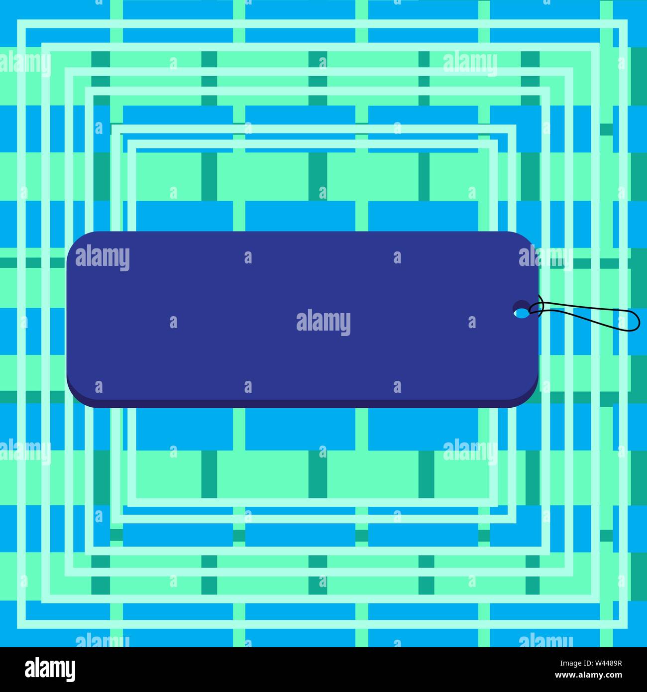 Label tag badge rectangle shaped empty space string colorful background ...