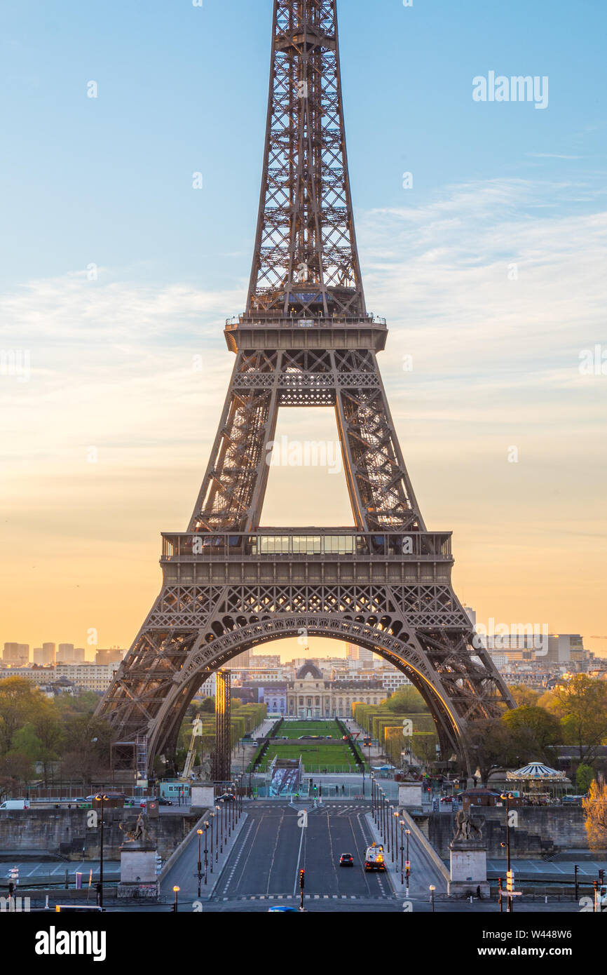 Eiffel Tower At Morning