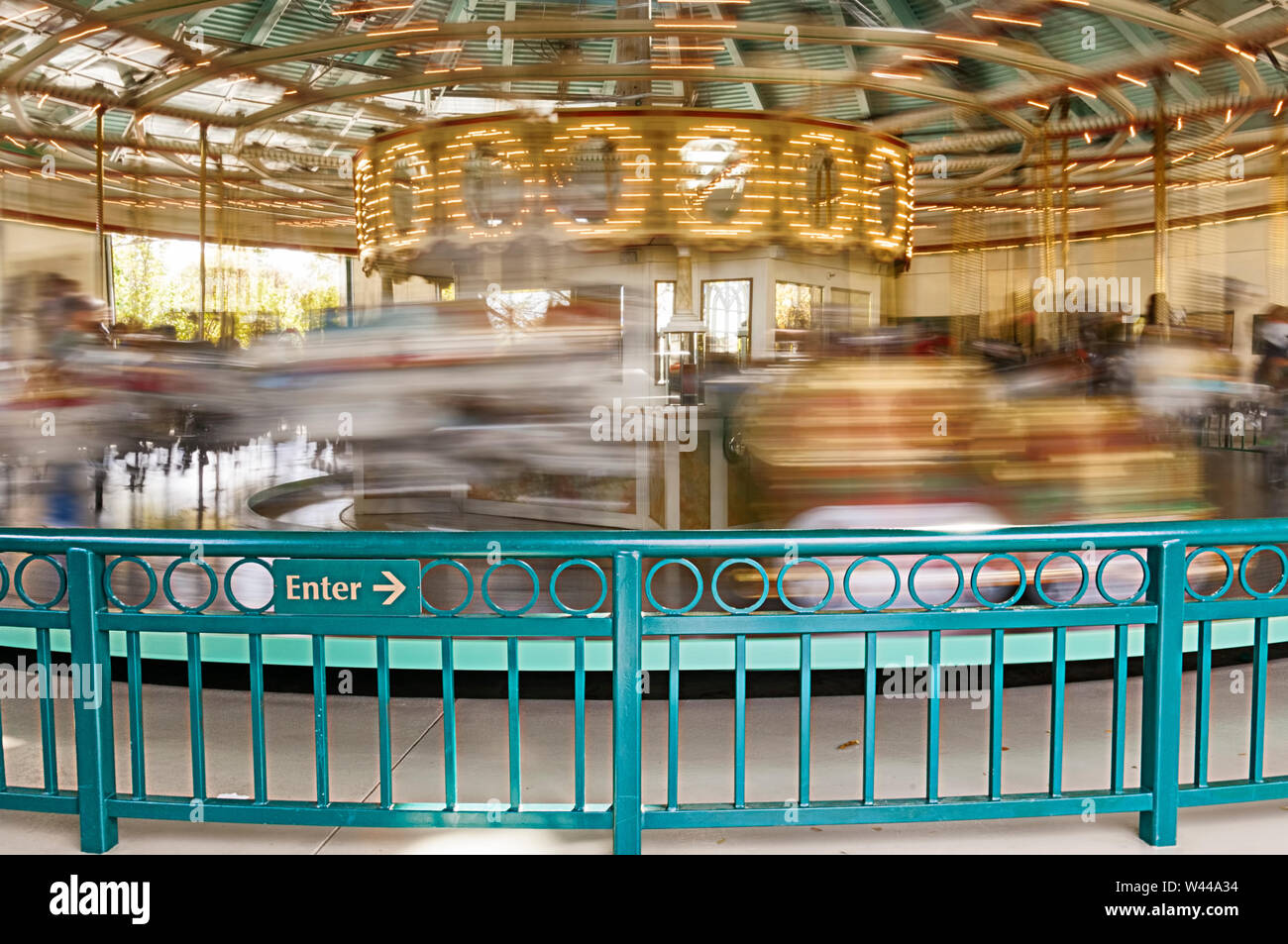 Merry go round spinning hi-res stock photography and images - Alamy