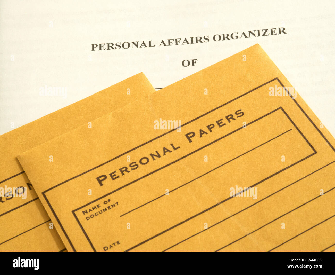 Estate planning documents hi-res stock photography and images - Alamy