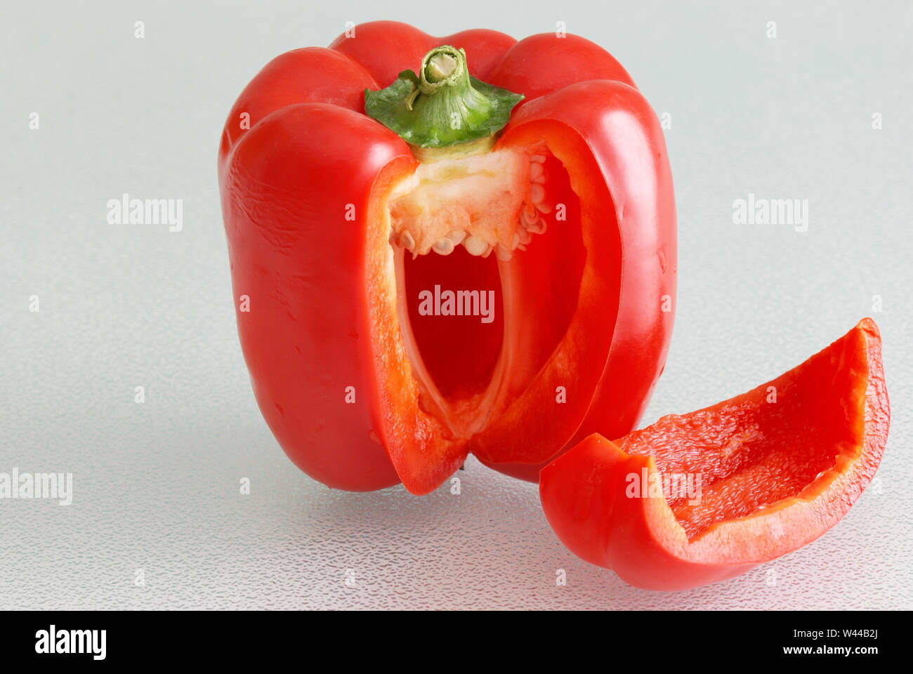 Red Pepper Cut Open High Resolution Stock Photography and Images - Alamy