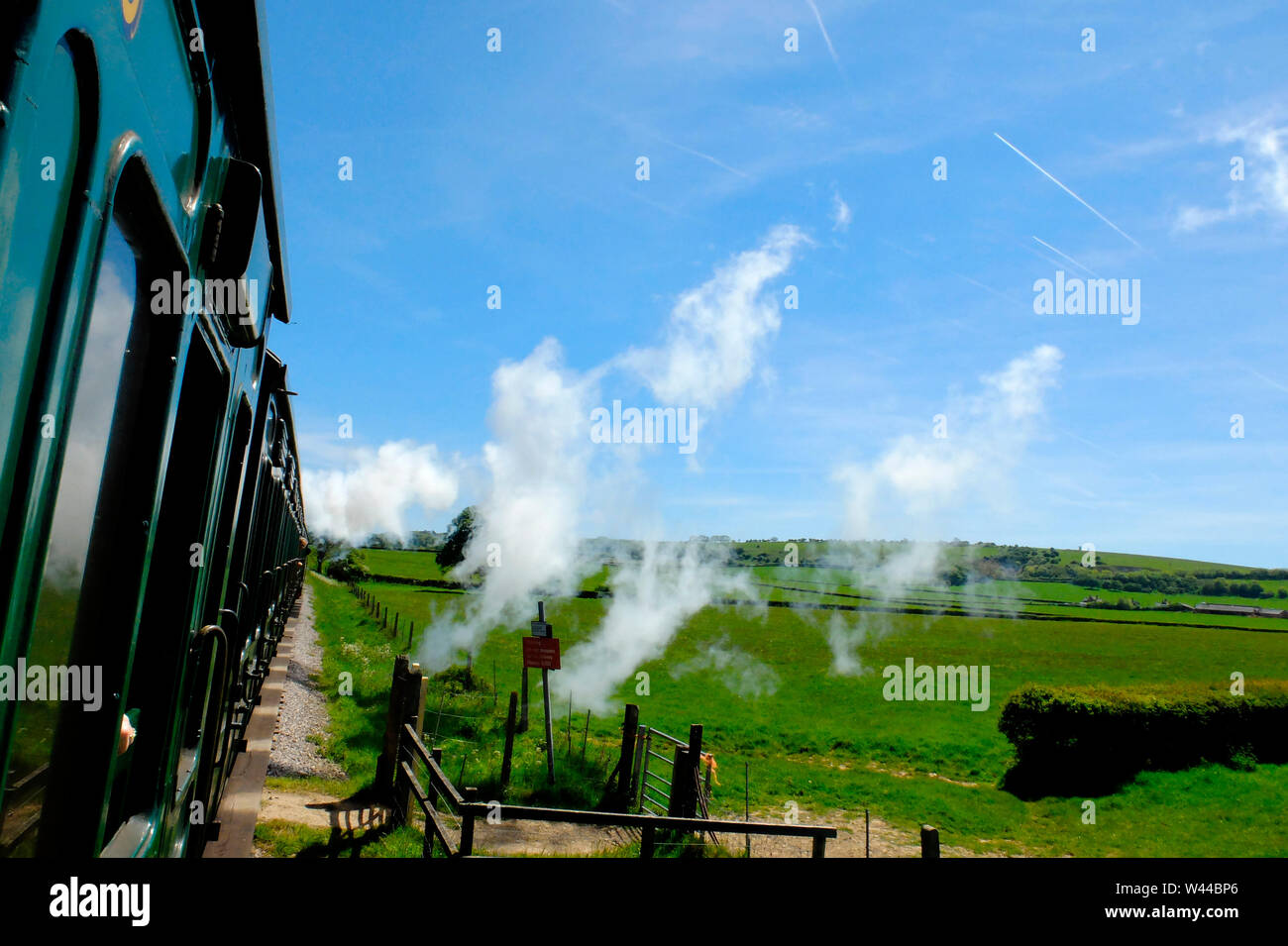 The Isle of Wight Steam Railway Stock Photo - Alamy