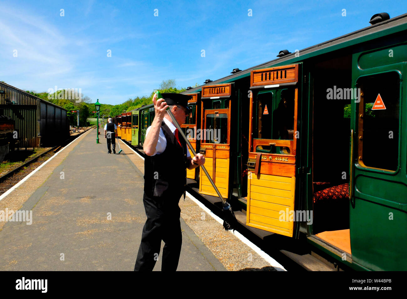 The Isle of Wight Steam Railway Stock Photo - Alamy