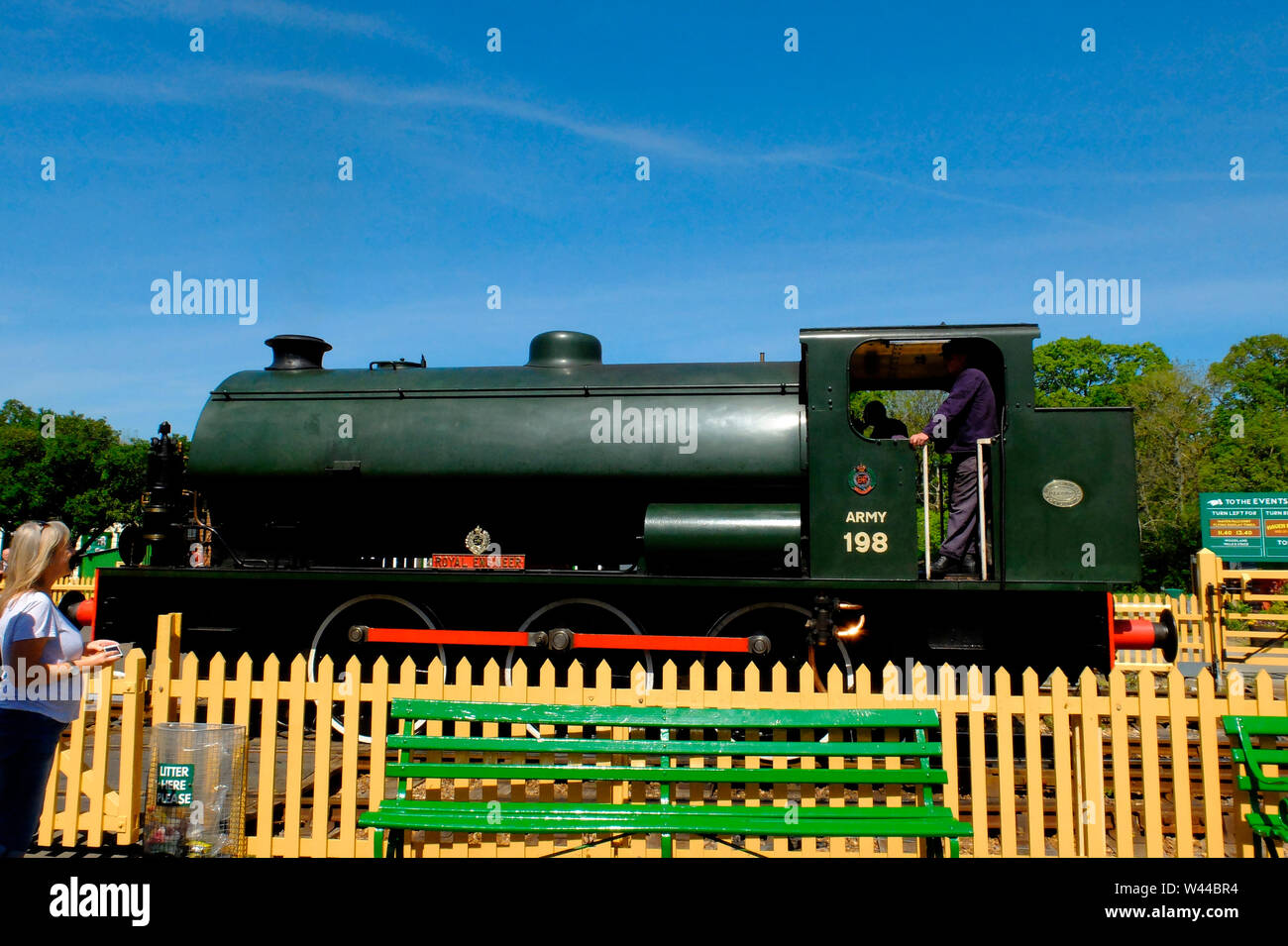 The Isle of Wight Steam Railway Stock Photo - Alamy