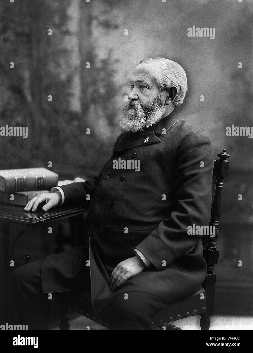 Benjamin Harrison (1833-1901), 23rd President of the United States 1889 ...