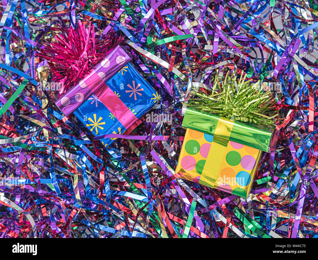 Silver stars on blue purple hi-res stock photography and images - Alamy