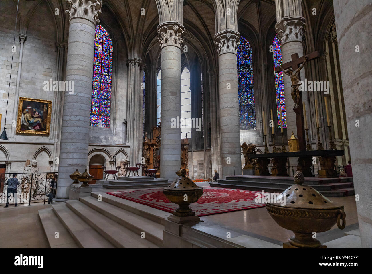Rouen cathedral rose window hi-res stock photography and images - Alamy