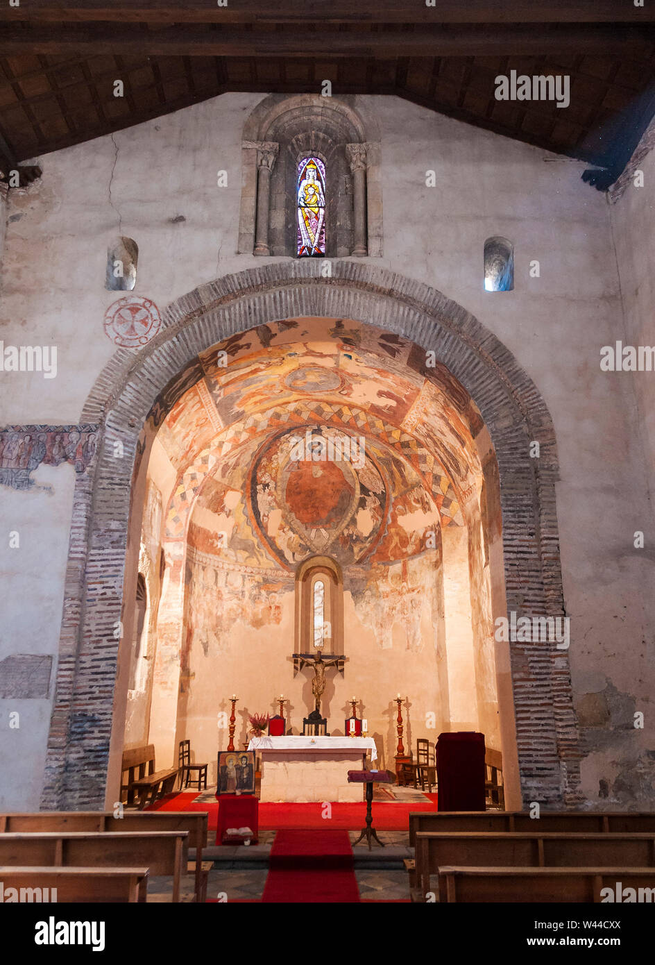 Pinturas románicas de la Iglesia de los Santos Justo y Pastor. Segovia ...