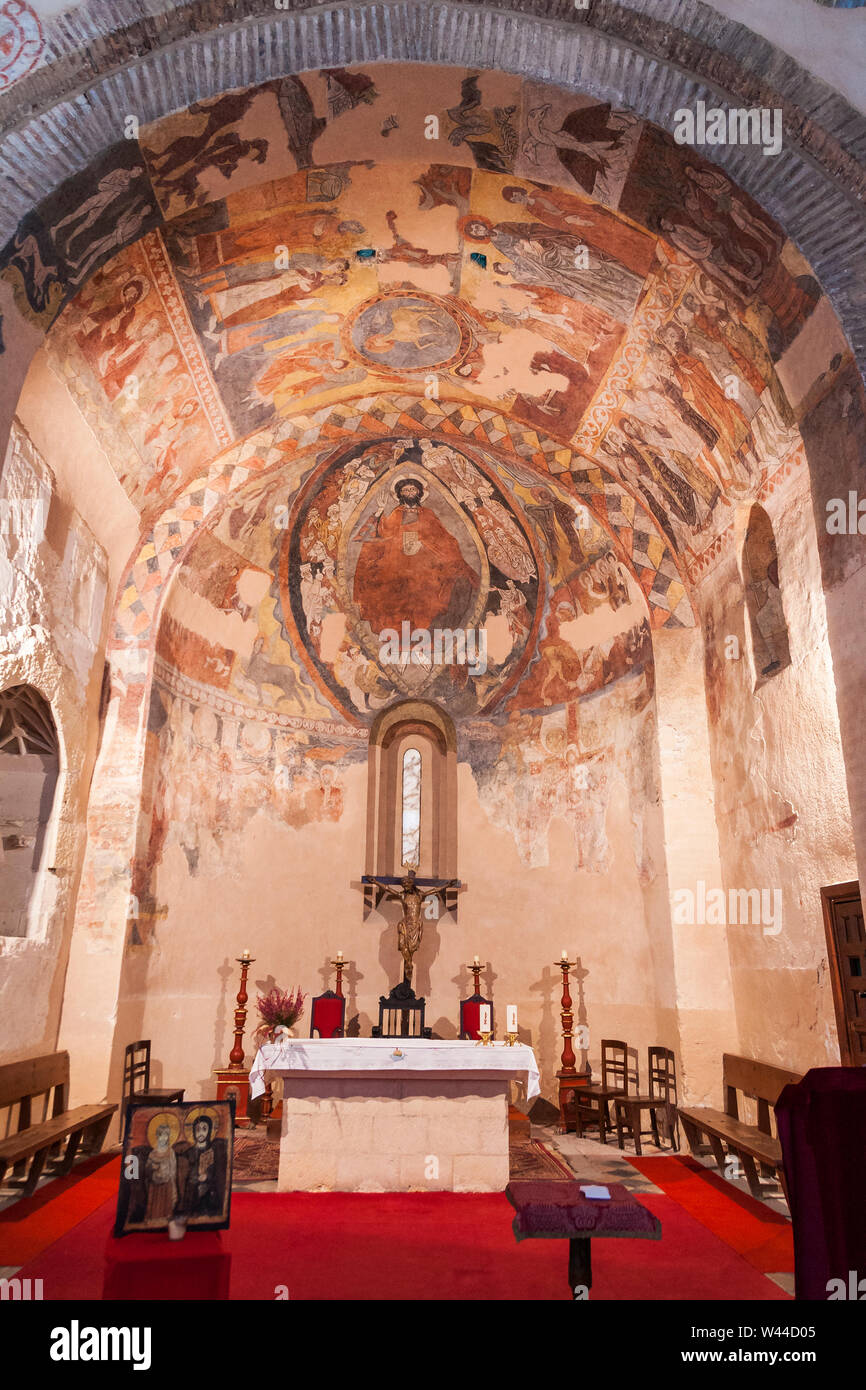 Pinturas románicas de la Iglesia de los Santos Justo y Pastor. Segovia ...