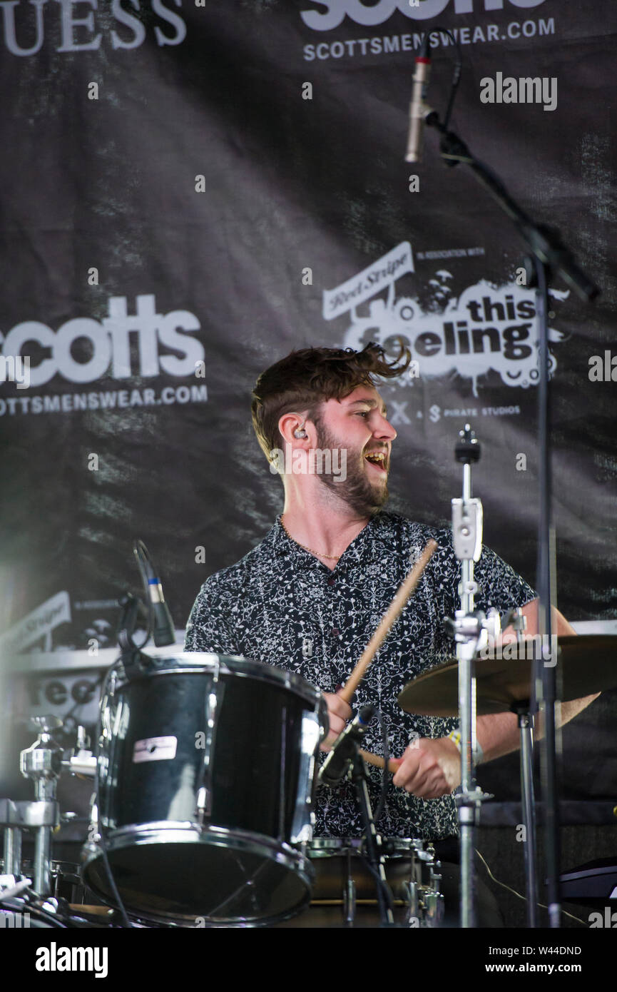 Red rum club tramlines hi-res stock photography and images - Alamy