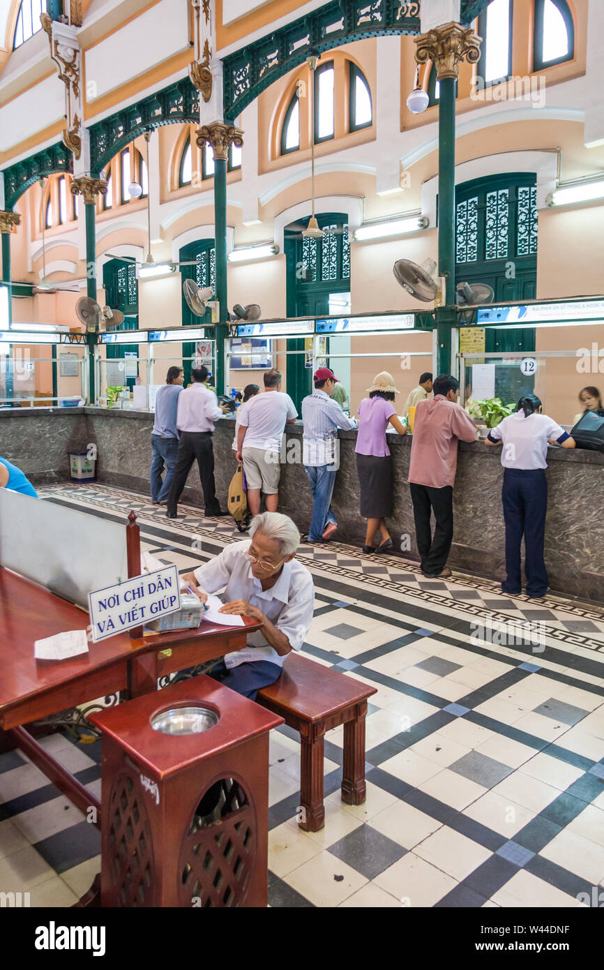 Ho Chi Minh City, Vietnam-February 25th 2010: Interior of Saigon ...