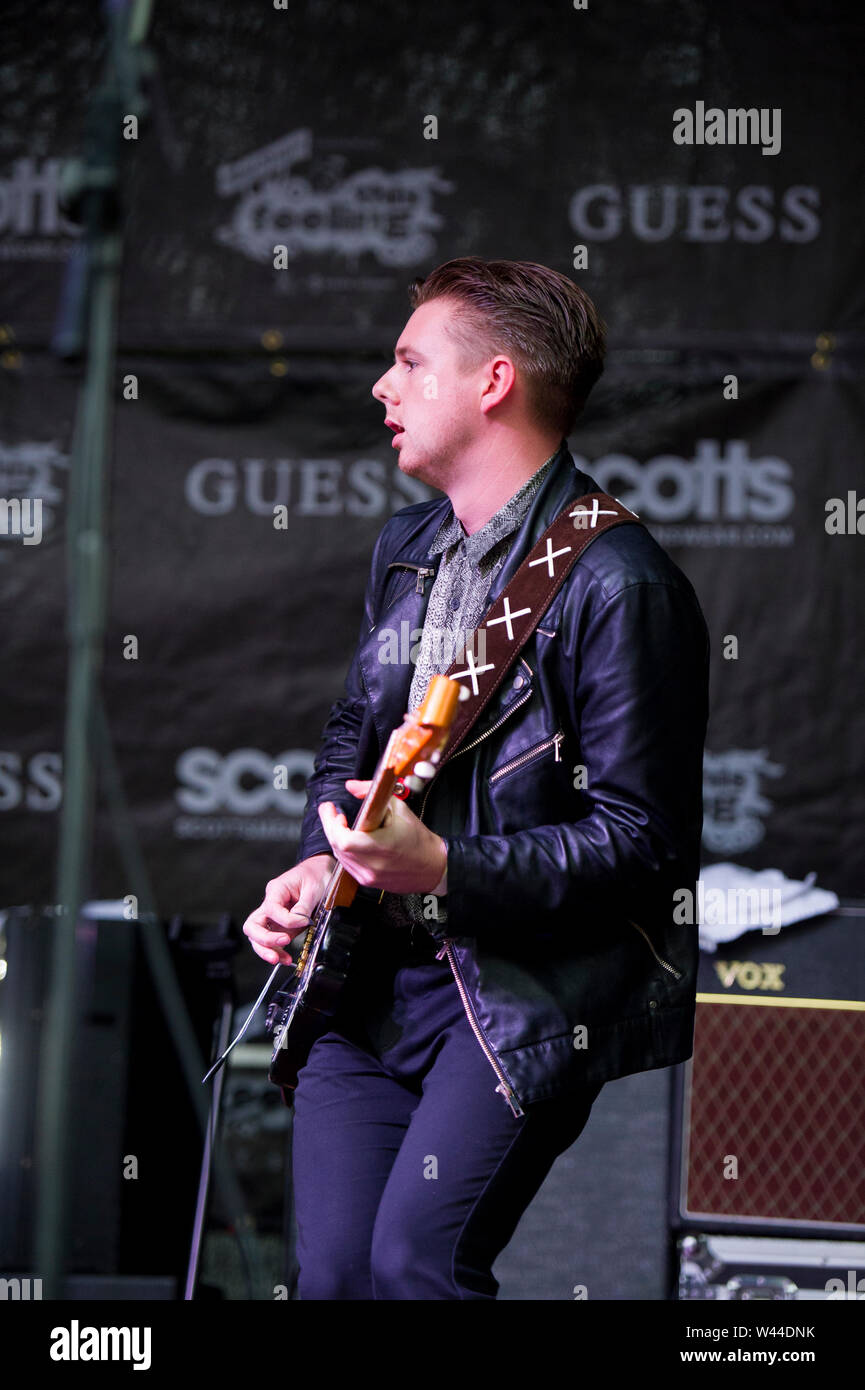Red rum club tramlines hi-res stock photography and images - Alamy