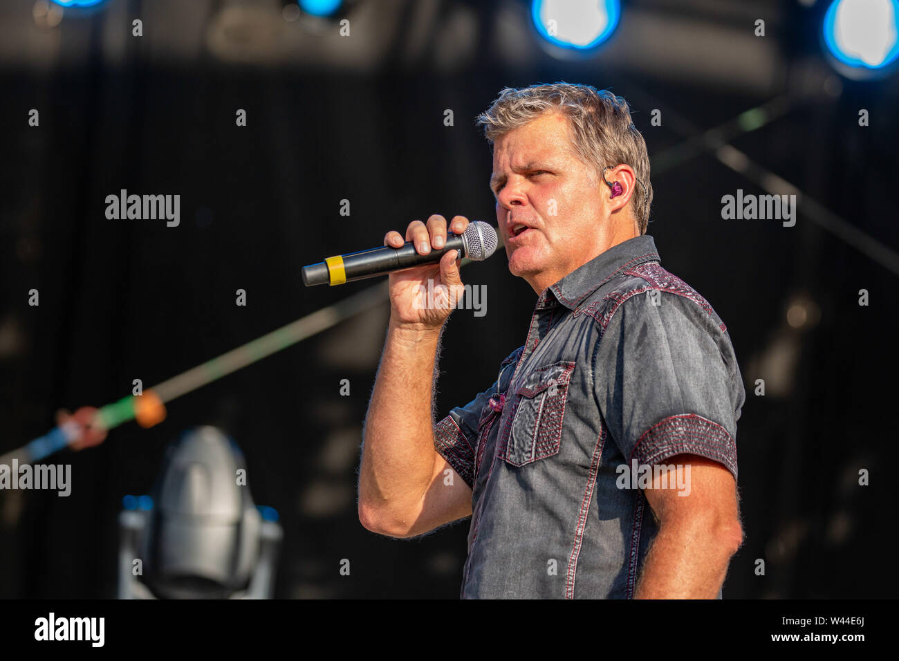July 19, 2019 - Twin Lakes, Wisconsin, U.S - RICHIE MCDONALD of ...
