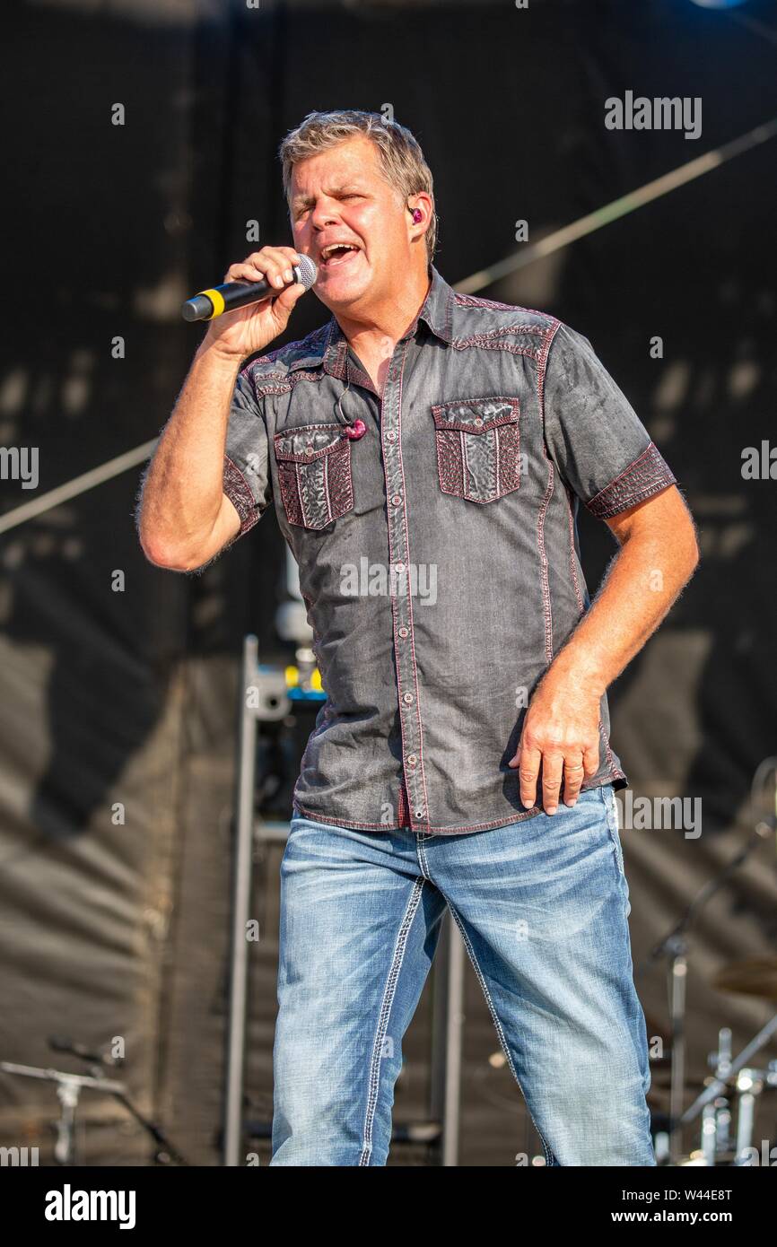 July 19, 2019 - Twin Lakes, Wisconsin, U.S - RICHIE MCDONALD of ...