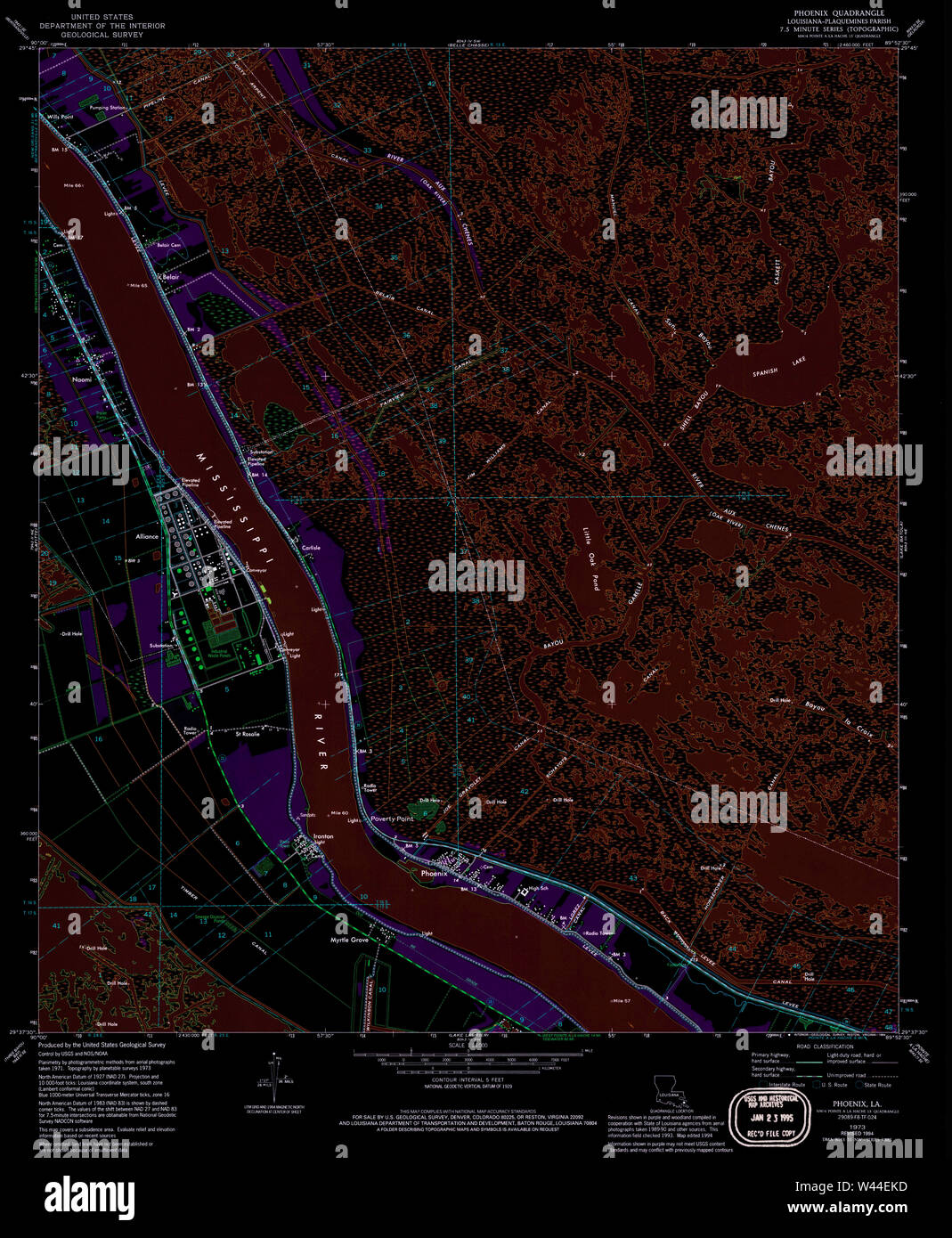 1973 louisiana hi-res stock photography and images - Alamy