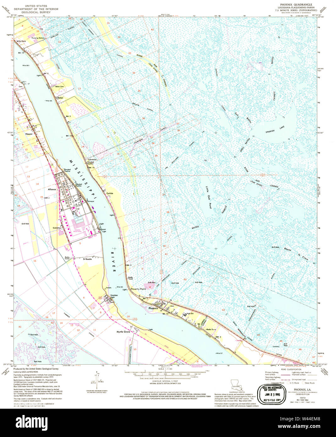 1973 louisiana hi-res stock photography and images - Alamy