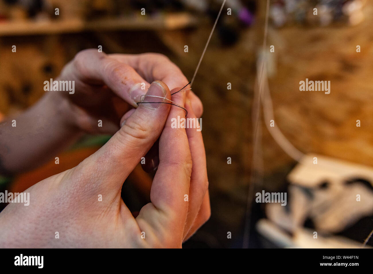 The two threads of a sewing machine hi-res stock photography and images ...