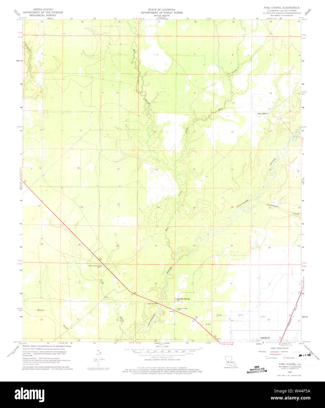 Map of la pine hi-res stock photography and images - Alamy