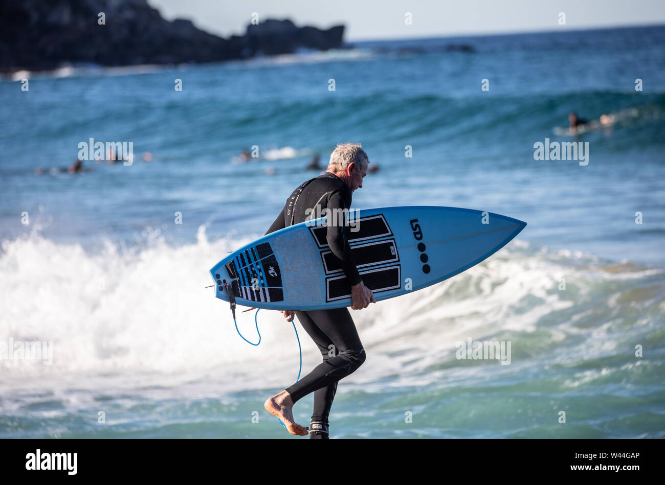 Middle aged australian surfer hi-res stock photography and images - Alamy