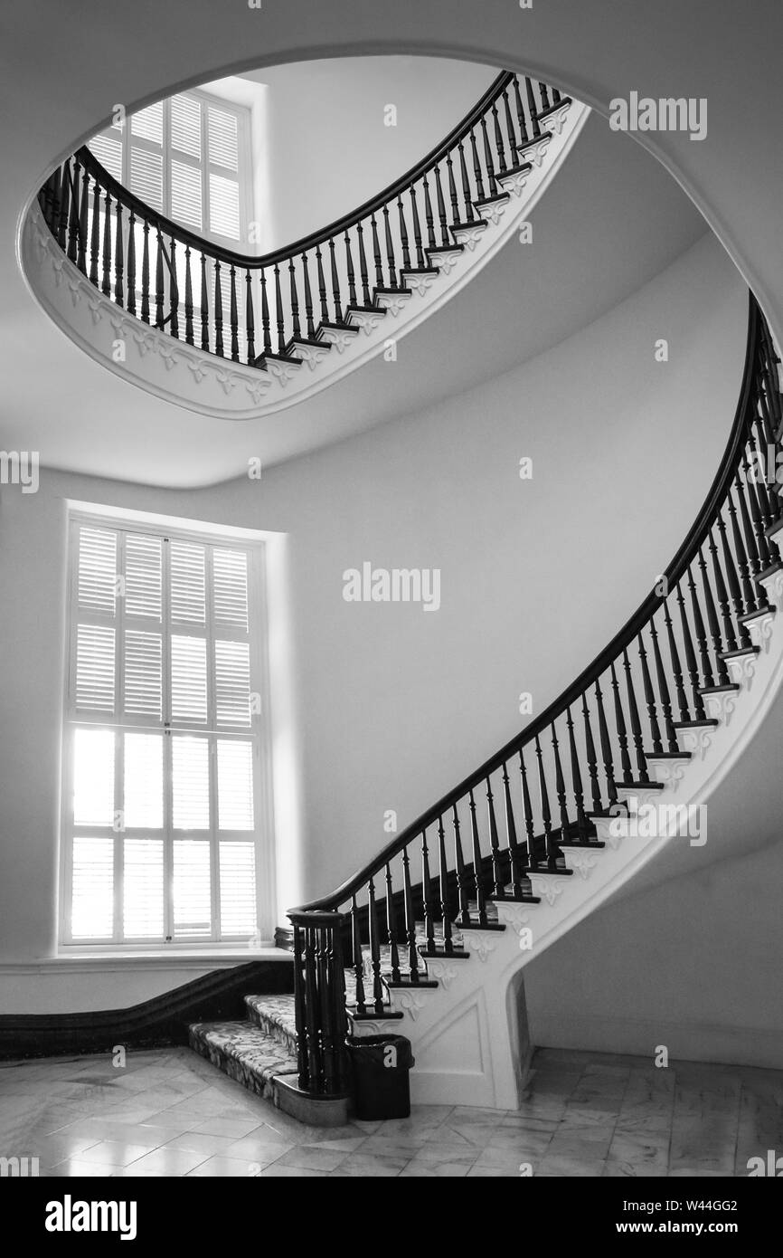 Architectural wood elements Black and White Stock Photos & Images - Alamy