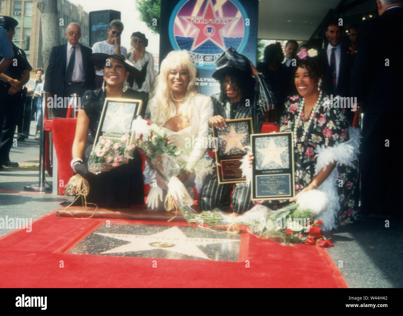 Hollywood, California, USA 29th September 1994 (L-R) Singers Ruth ...