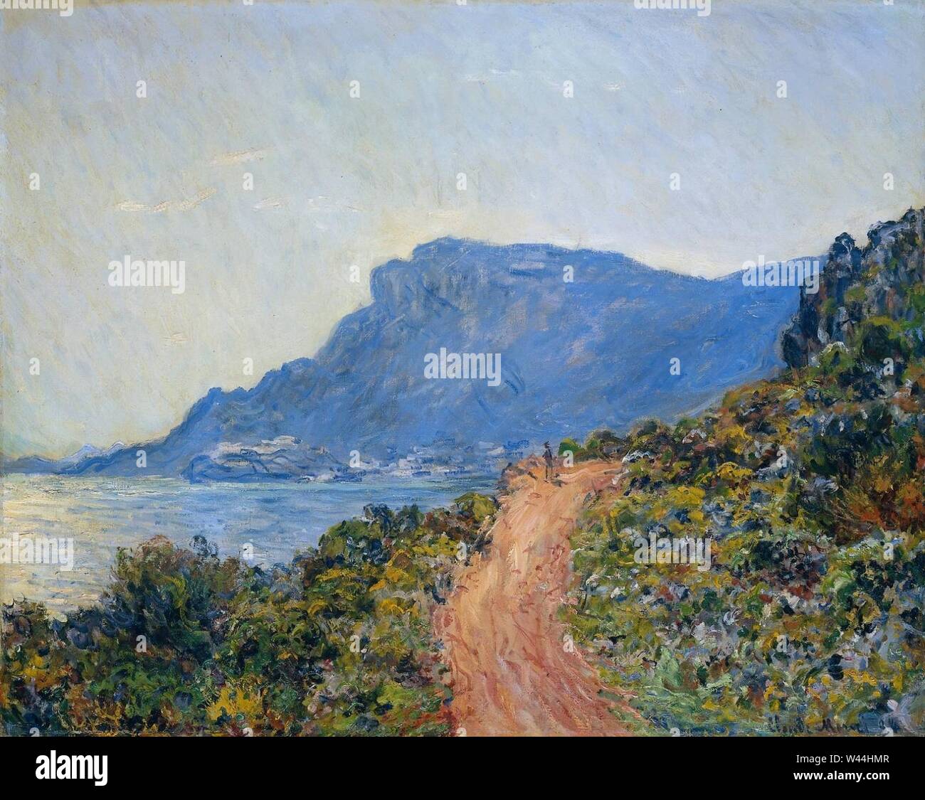 Claude Monet - La Corniche near Monaco (1884 Stock Photo - Alamy