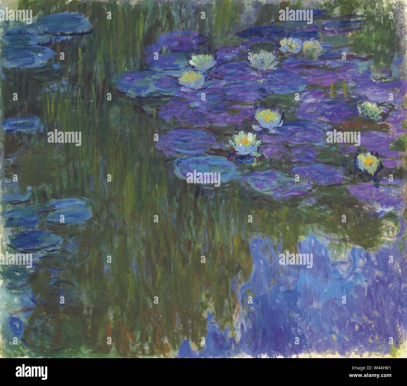 Claude Monet - Nympheas en fleur Stock Photo - Alamy