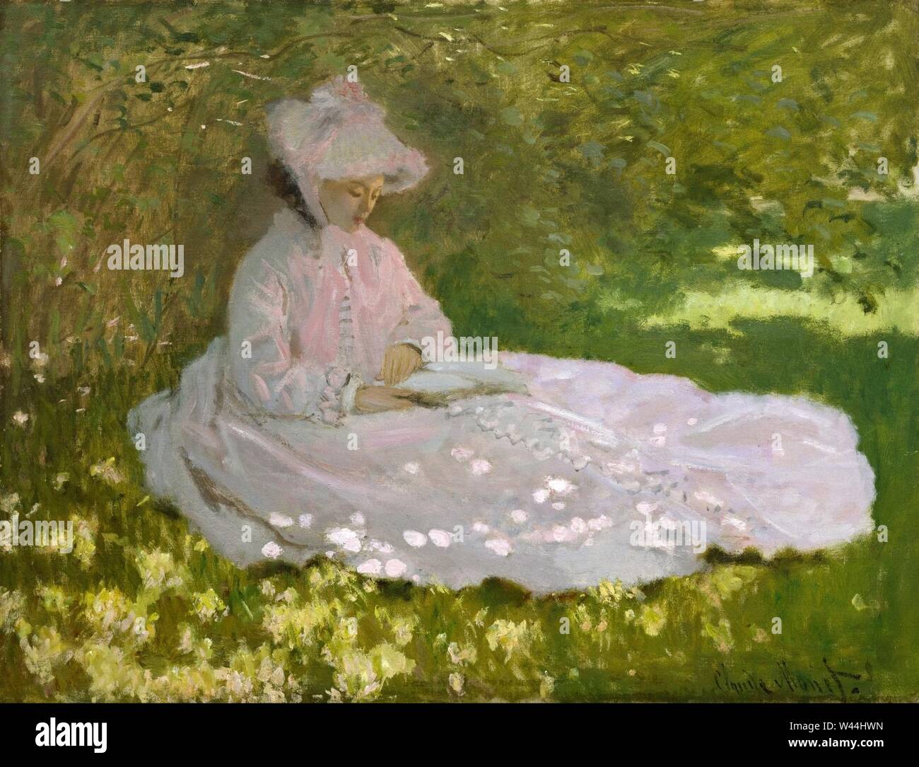 Claude Monet - Springtime Stock Photo - Alamy