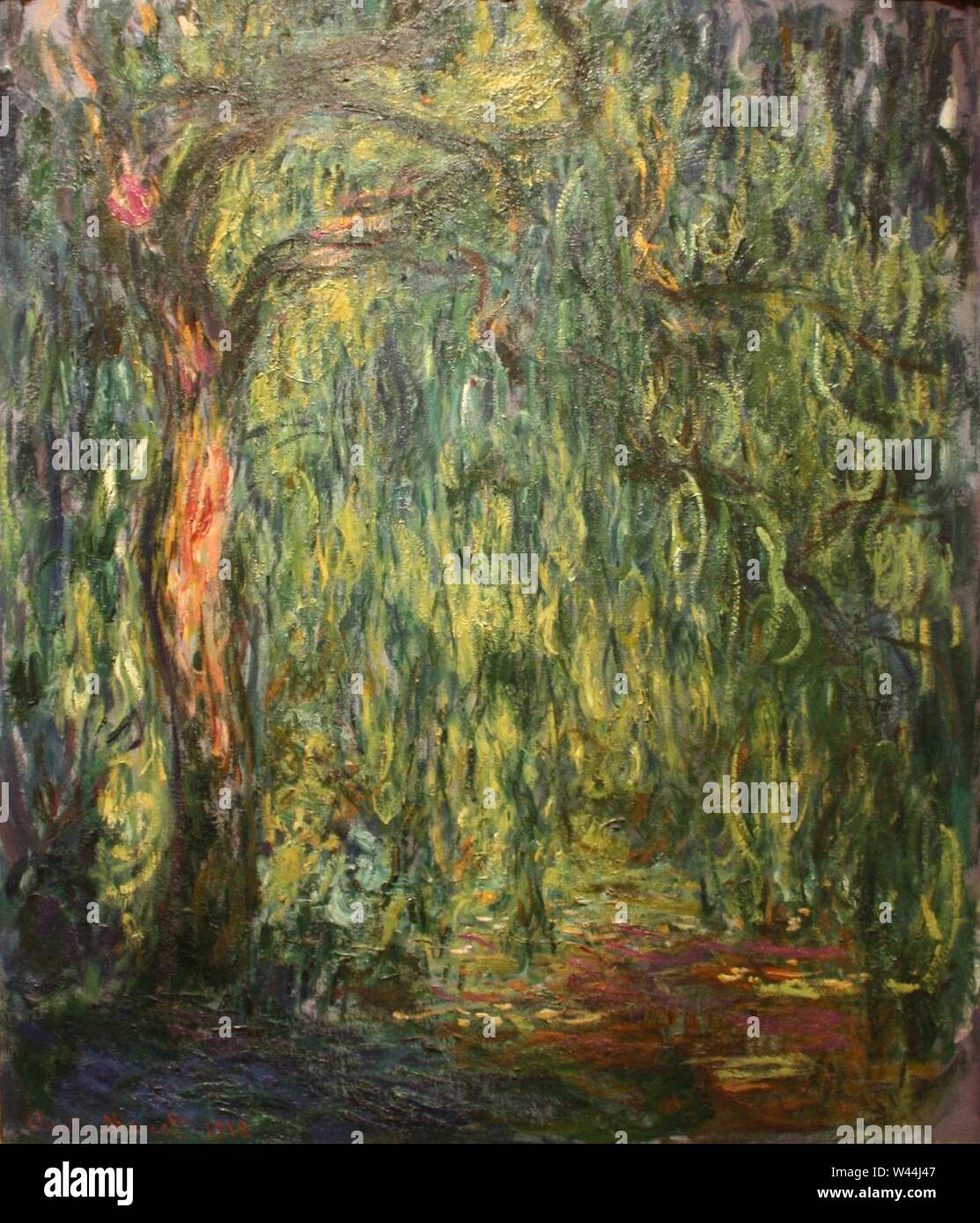 Claude monet weeping willow 1918 hi-res stock photography and images ...