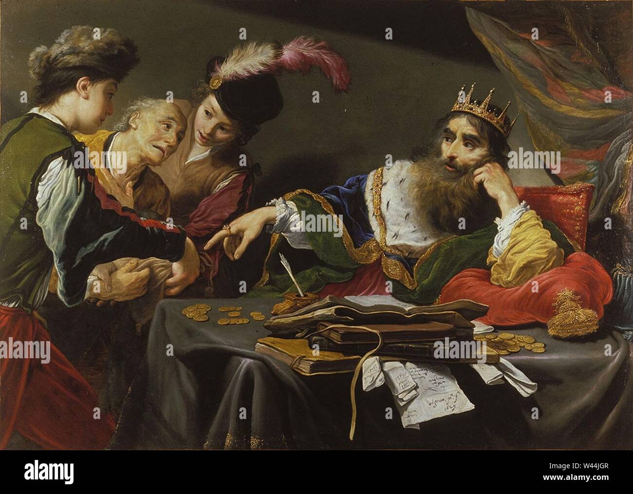 Claude Vignon - Parable of the Unforgiving Servant Stock Photo - Alamy