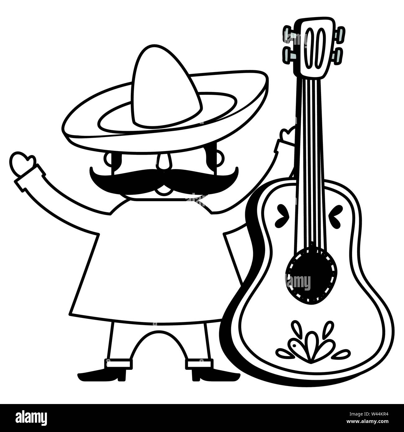 Mariachi Drawing