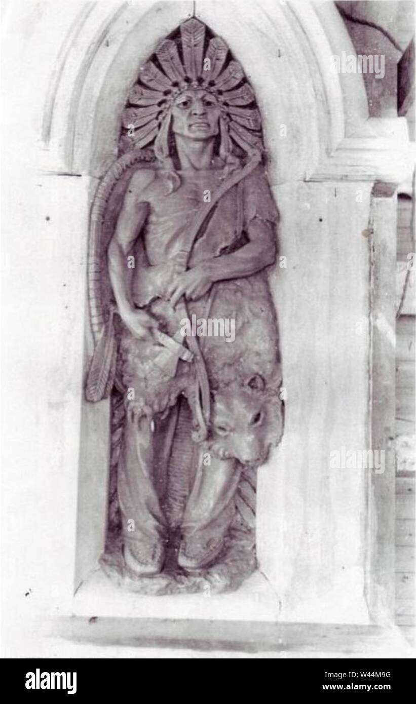 Clay Model of Indian in Niche Stock Photo - Alamy