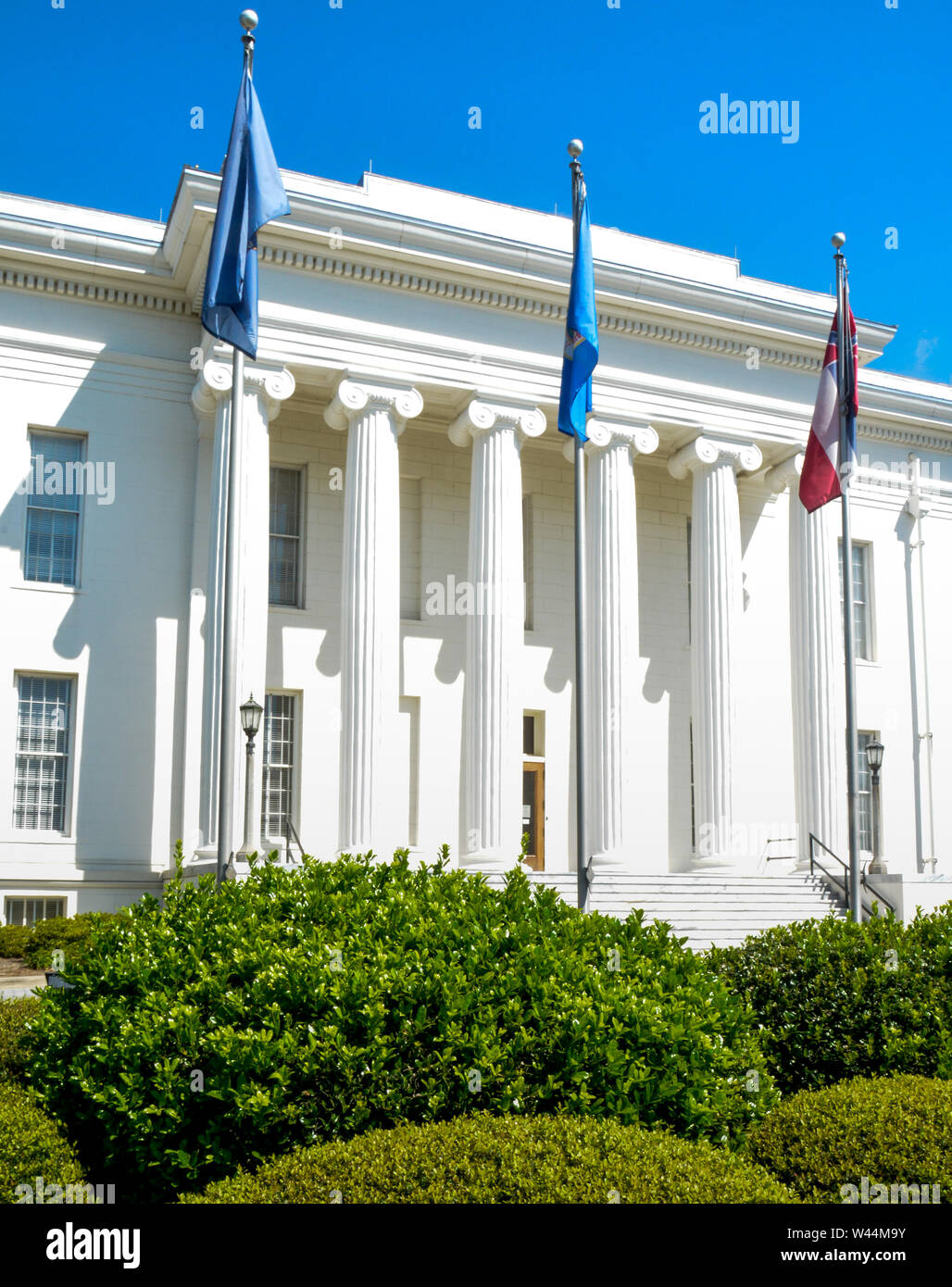 The Southeast view of the historical Alabama State Capitol building ...