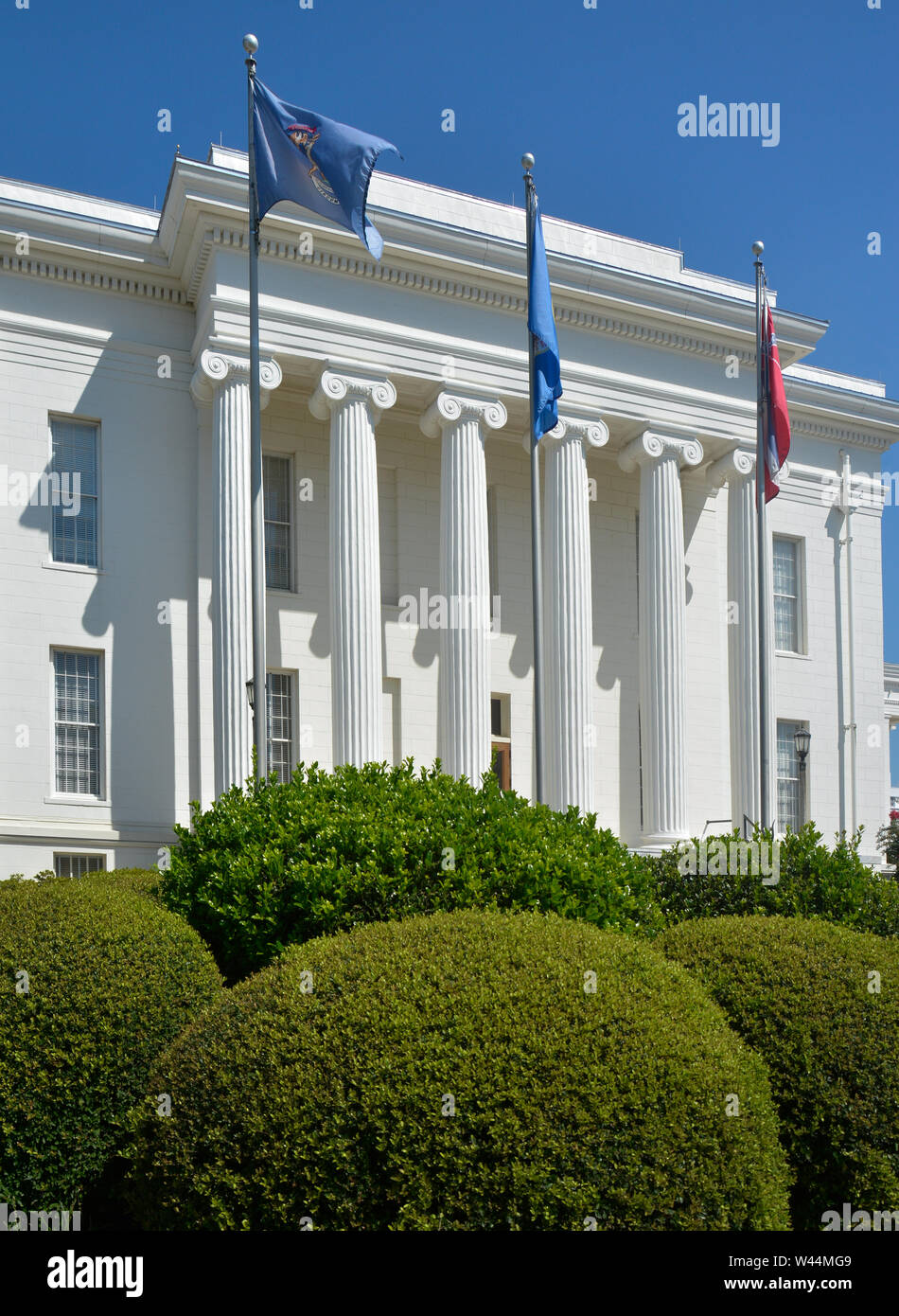 The Southeast view of the historical Alabama State Capitol building ...