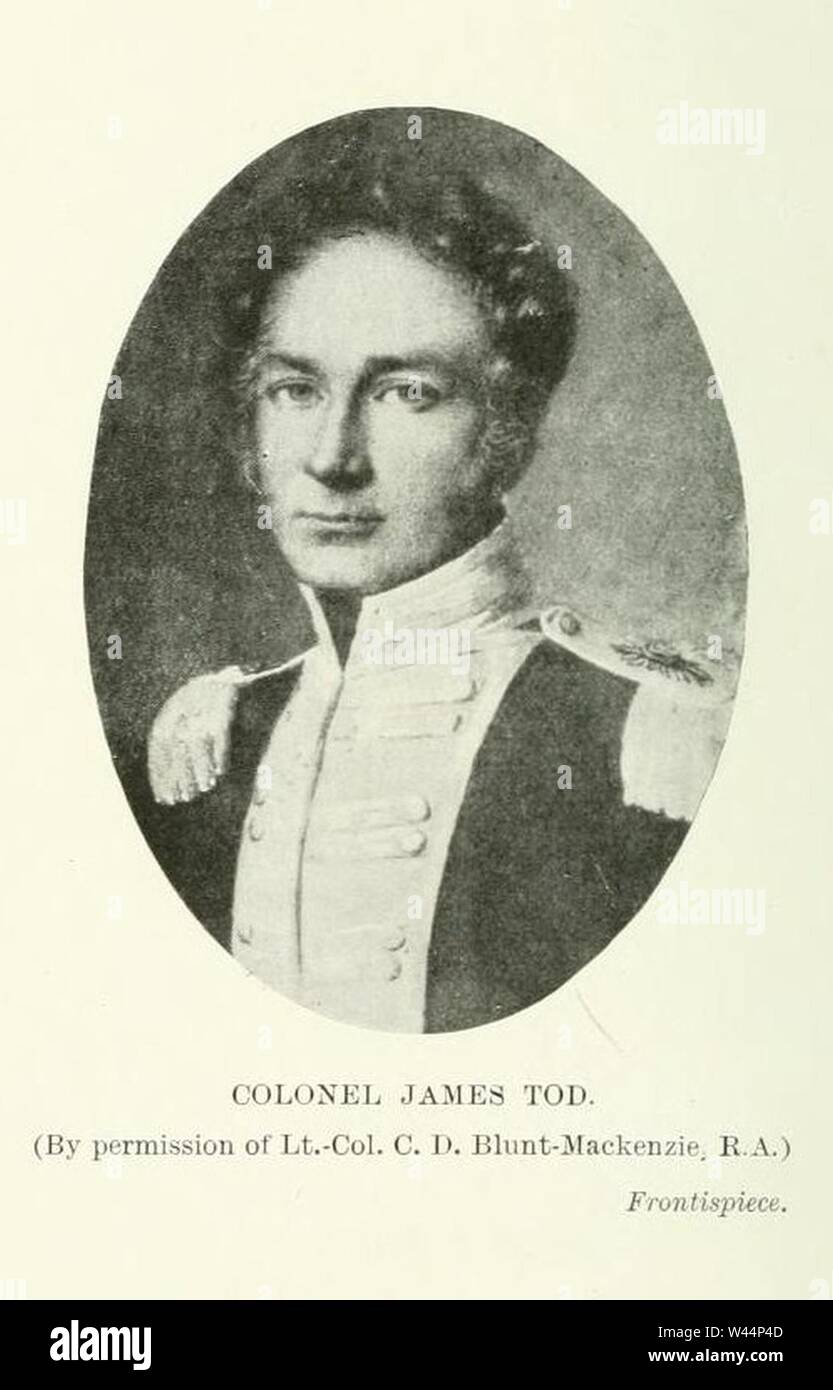 Colonel James Tod Stock Photo - Alamy