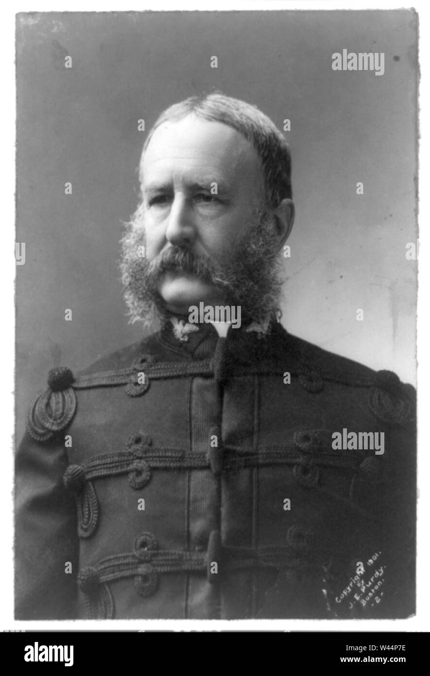 Colonel Percival C. Pope, half-length portrait, facing left, in uniform ...