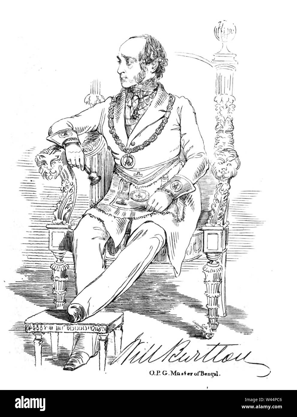 Colonel William Burlton Stock Photo - Alamy