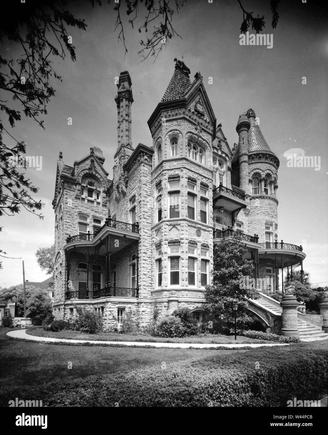 Colonel Walter Gresham House, 1402 Broadway, Galveston (Galveston County, Texas Stock Photo - Alamy