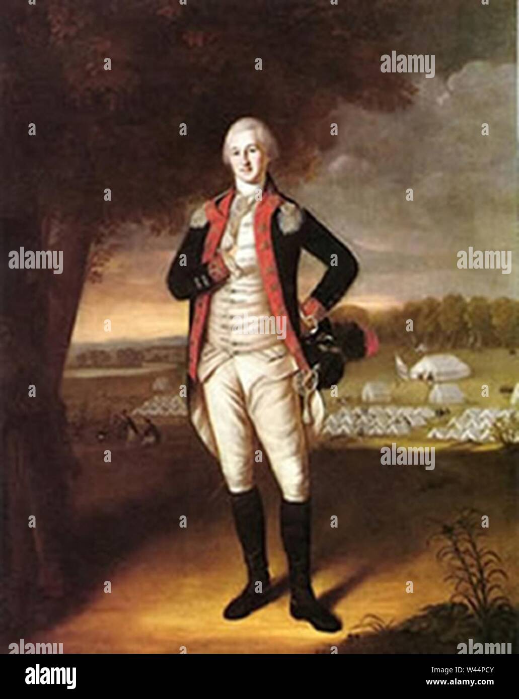 Colonel Walter Stewart 2nd Pa Regt Stock Photo - Alamy