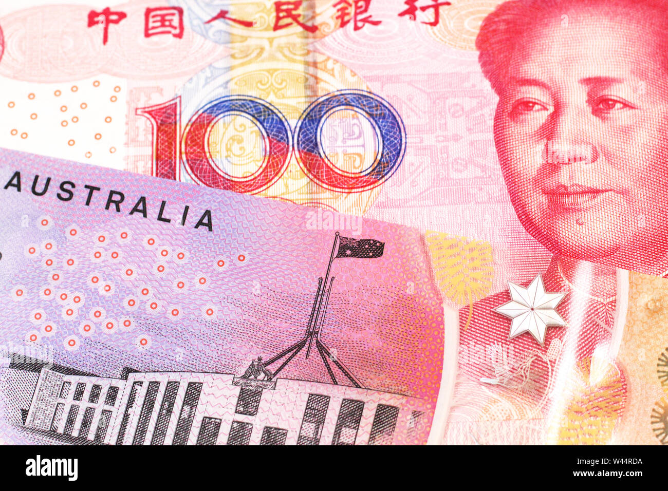 Australian one hundred dollar banknote hi-res stock photography and ...