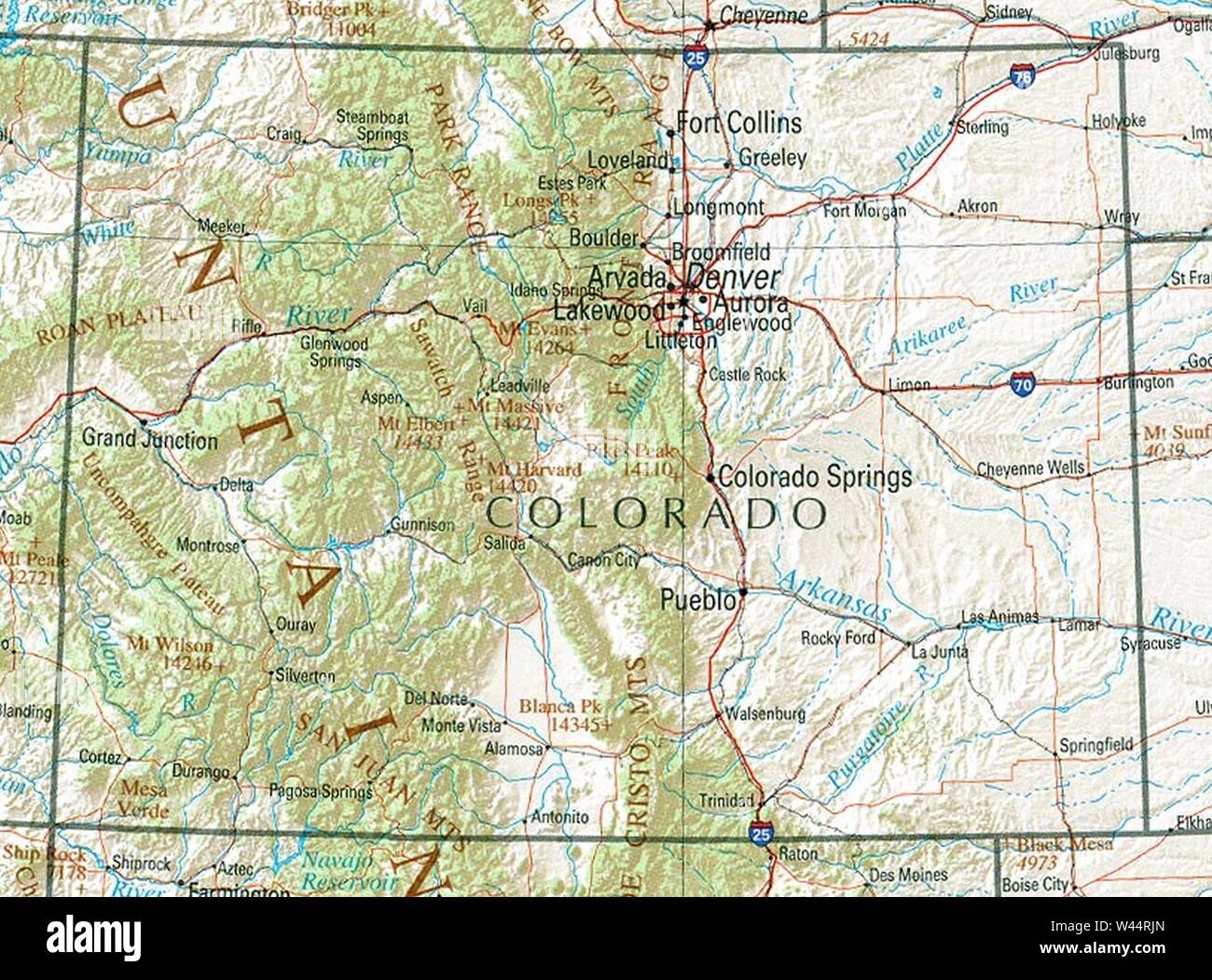 Colorado ref 2001 Stock Photo - Alamy