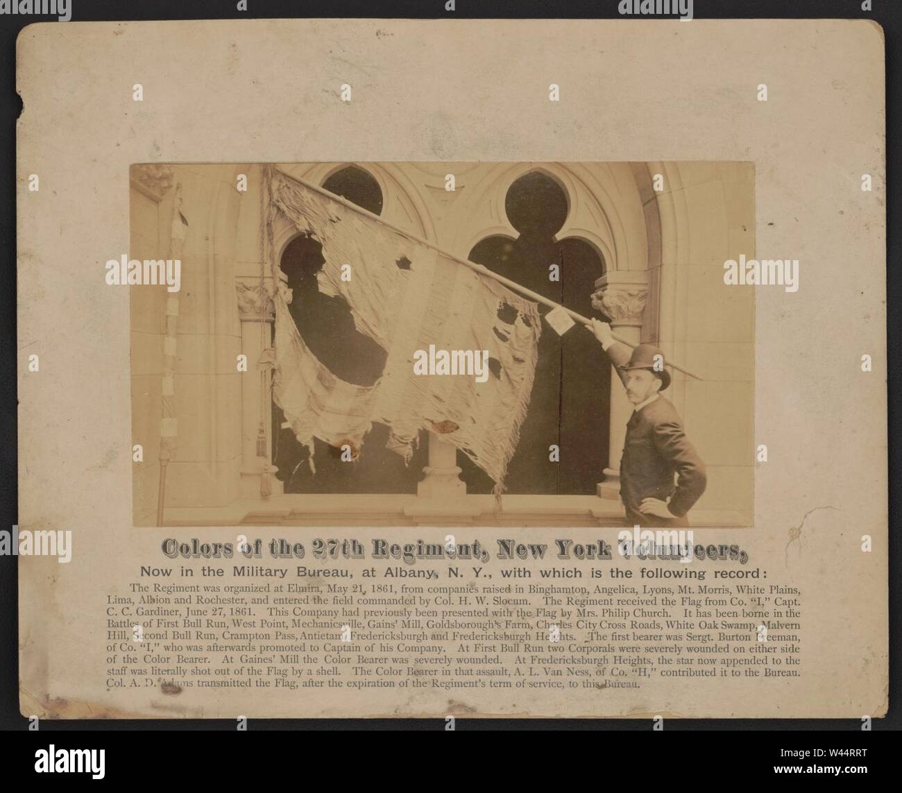 Colors of the 27th Regiment, New York Volunteers, now in the Military ...