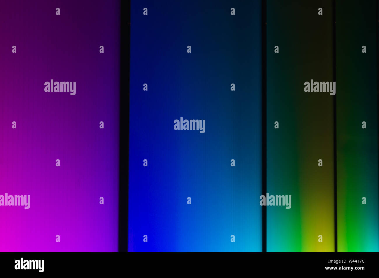Colorful reflection of the lighting wall background Stock Photo - Alamy