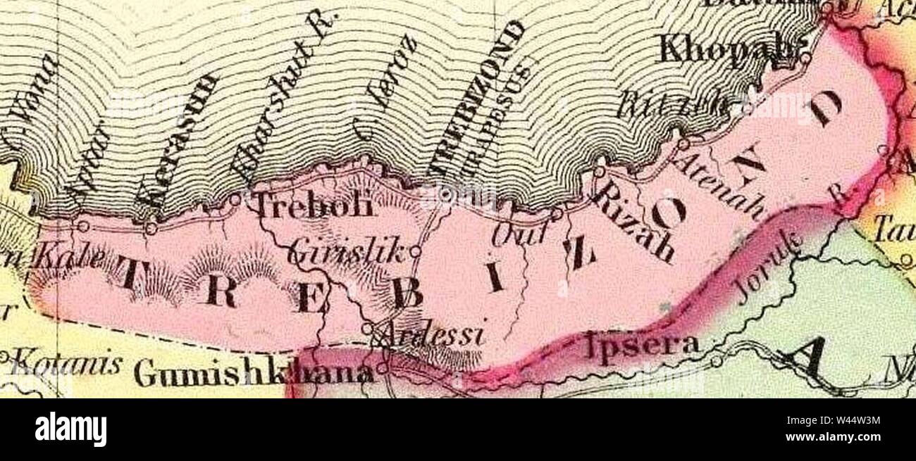 Colton G.W. Turkey In Asia And The Caucasian Provinces Of Russia. 1856 ...