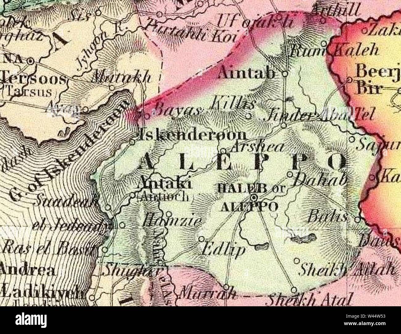 Colton G.W. Turkey In Asia And The Caucasian Provinces Of Russia. 1856 ...
